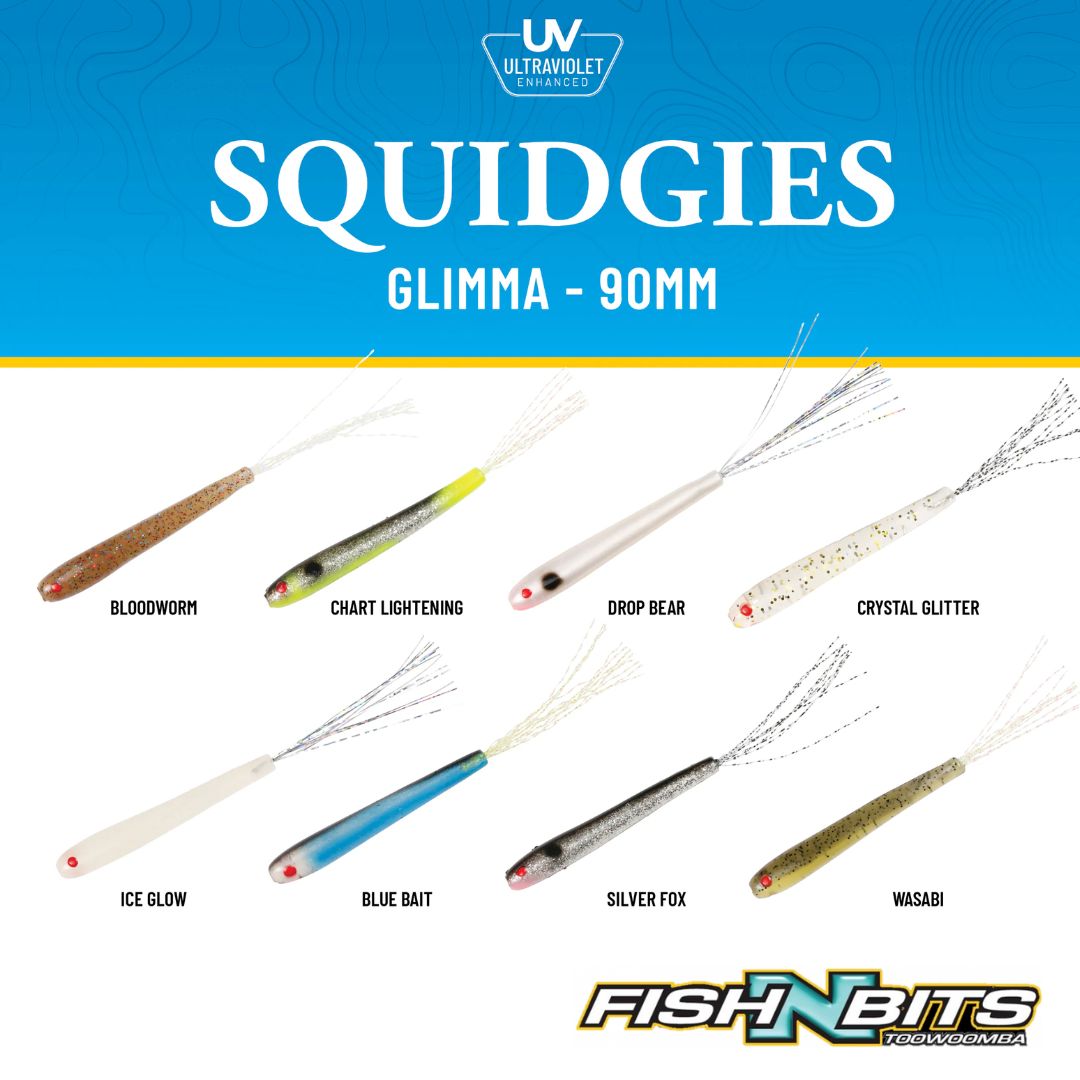 Squidgy - Glimma 90mm – Fish N Bits